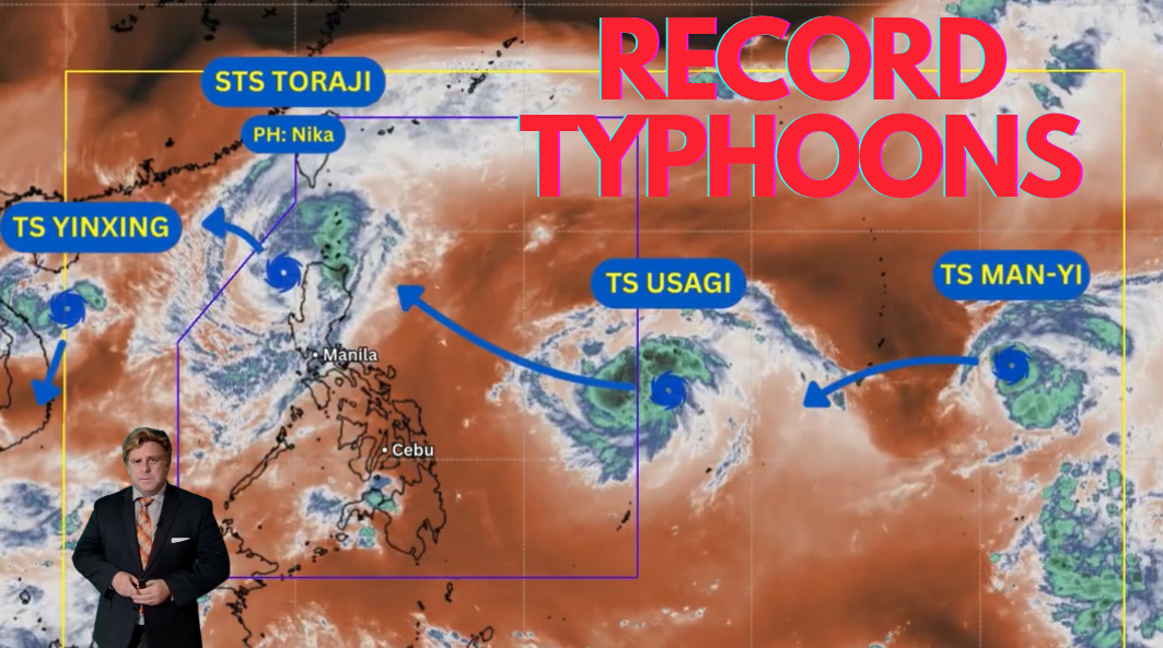 Record breaking string of Typhoons hit the Philippines ...