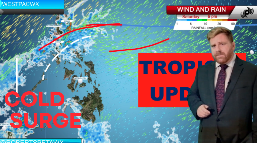Heavy Rainfall Expected in the Philippines as Cold Surge, Tropical Wave ...