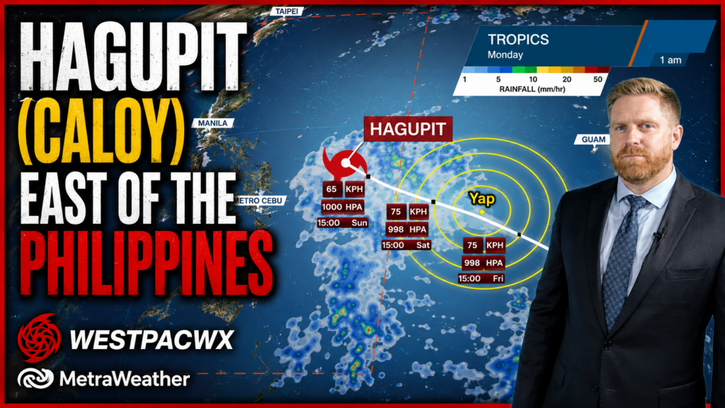 Tropical Storm Hagupit in the Philippine Sea - westernpacificweather.com
